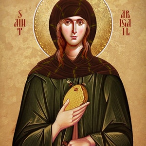 Saint Abigail Icon, Saint Gobnait, Saint Deborah, St Abigail Patron ...