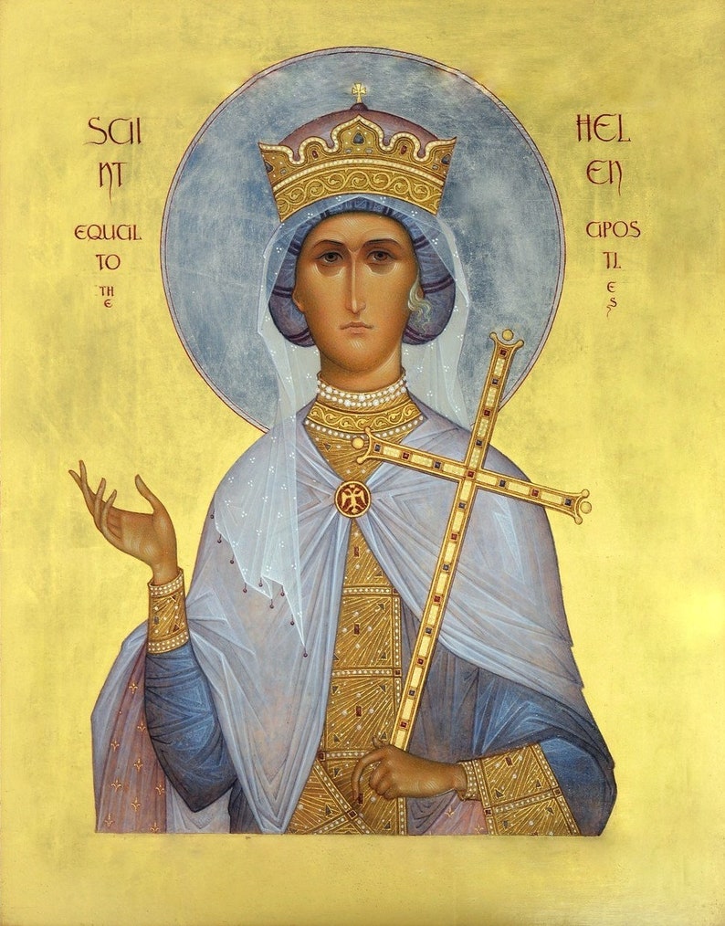 Saint Helen Orthodox Icon Saint Artwork Empress Helena the | Etsy