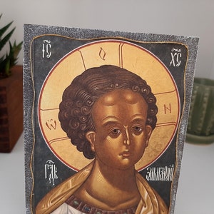Orthodox Icon Jesus Emanuel, Christ Emmanuel, Jesus Christ Child ...