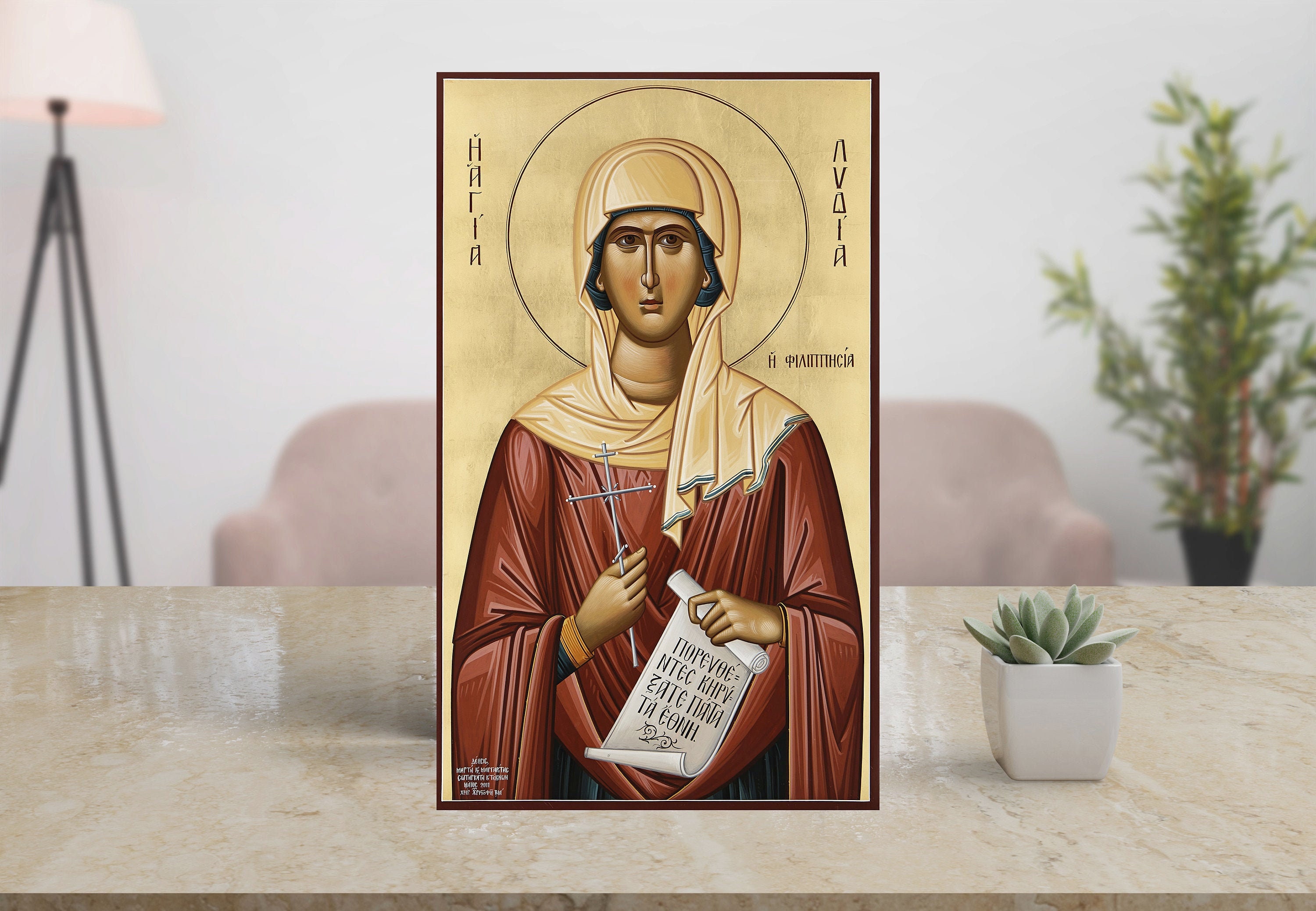 Saint Lydia of Thyatira Lydia Purpuraria Saint Lydia of | Etsy