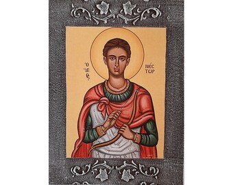 St Nestor Icon - Etsy