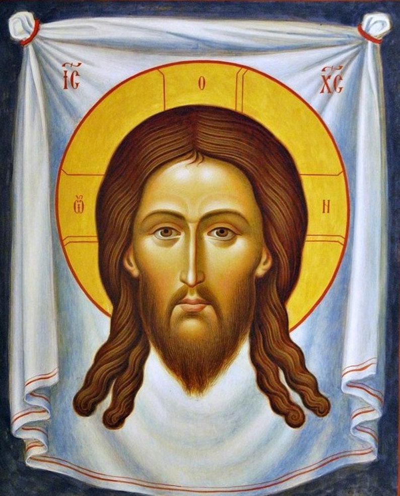 Holy Face Jesus Christ the Veil of Veronica Orthodox Icon - Etsy