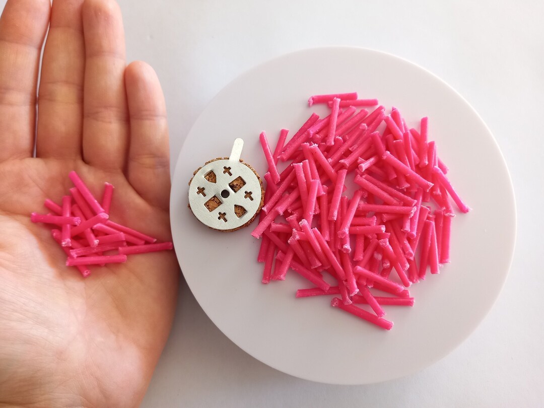 Pink Oil Lamp Wicks for Orthodox Vigil Lamps, Small Wicks With Cork Tab ...