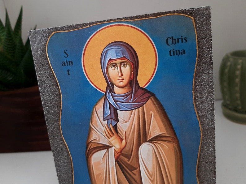 Saint Christina the Martyr Icon, Saint Christina of Tyre, St Christina ...