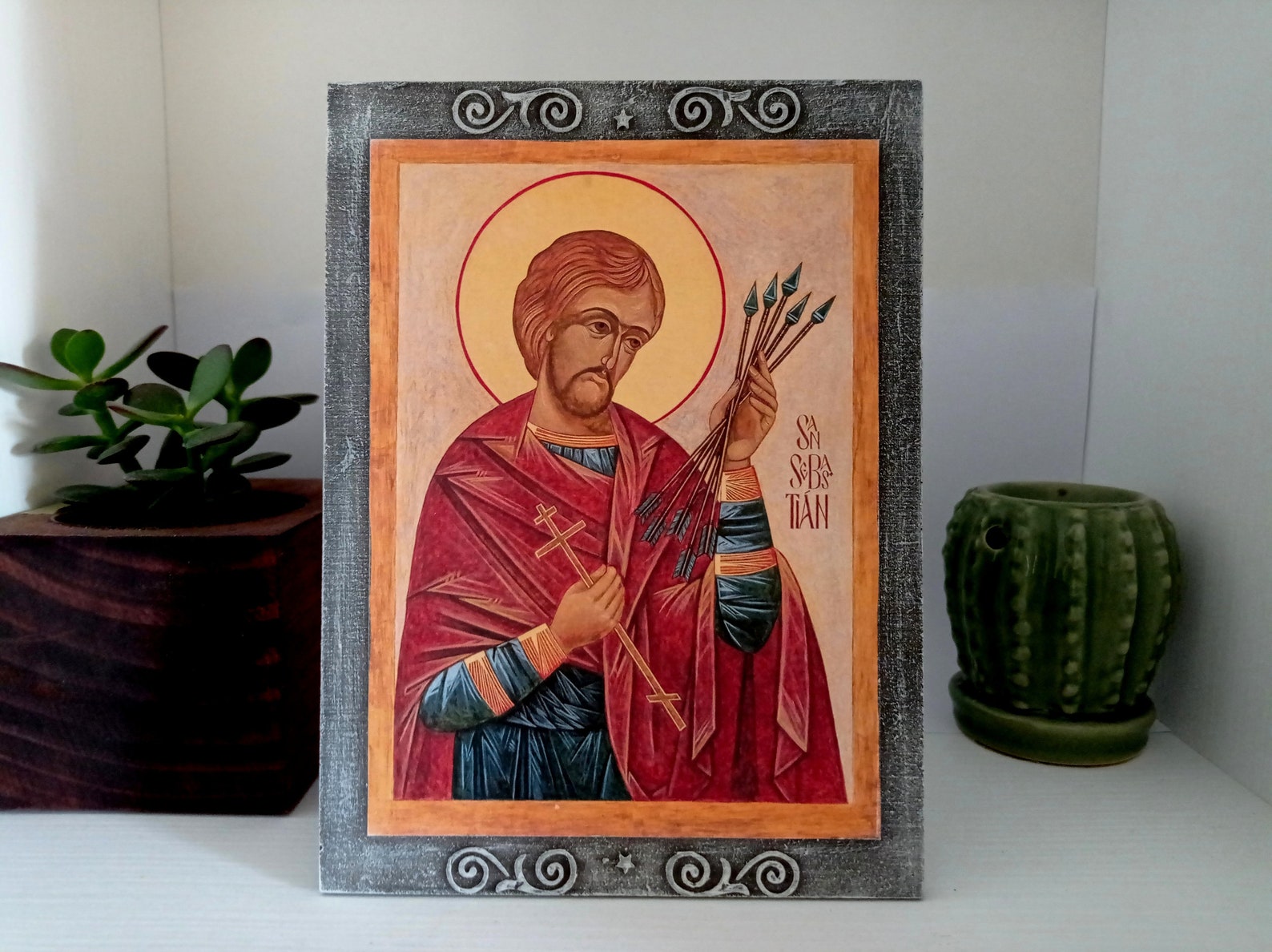 Saint Sebastian Patron Saint of Athletes Saint Sebastien | Etsy