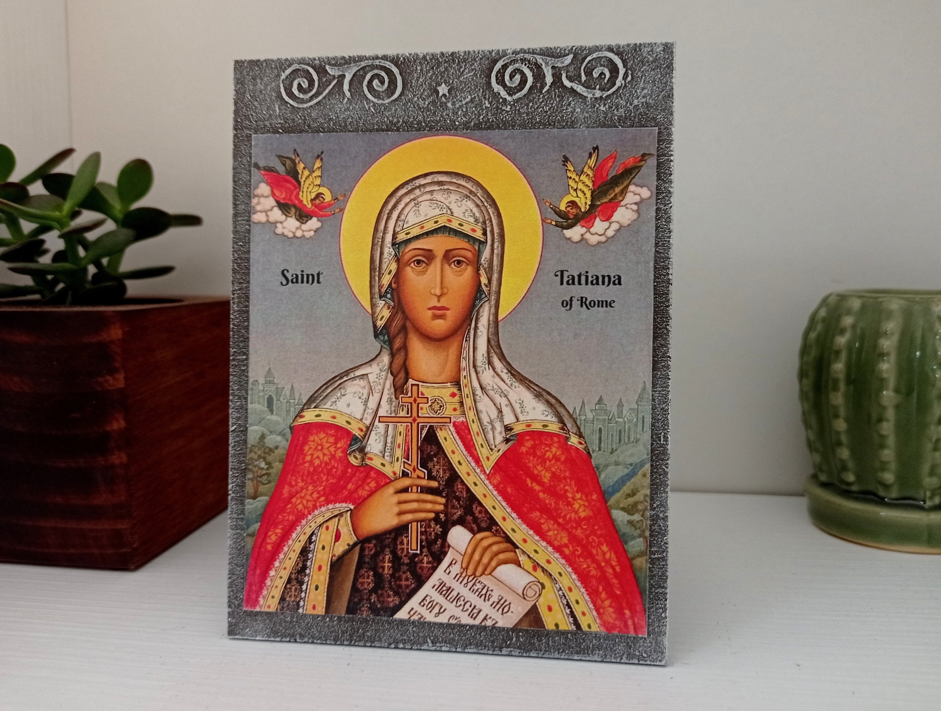 Saint Tatiana of Rome Icon, Roman Catholic Art, Spiritual Vision ...
