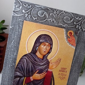 Saint Monica of Hippo Icon, Roman Catholic Art, Religious Home Decor - Etsy