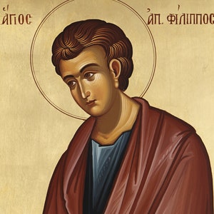 Saint Philip the Apostle, Orthodox Icon Apostle Philip, Christian ...