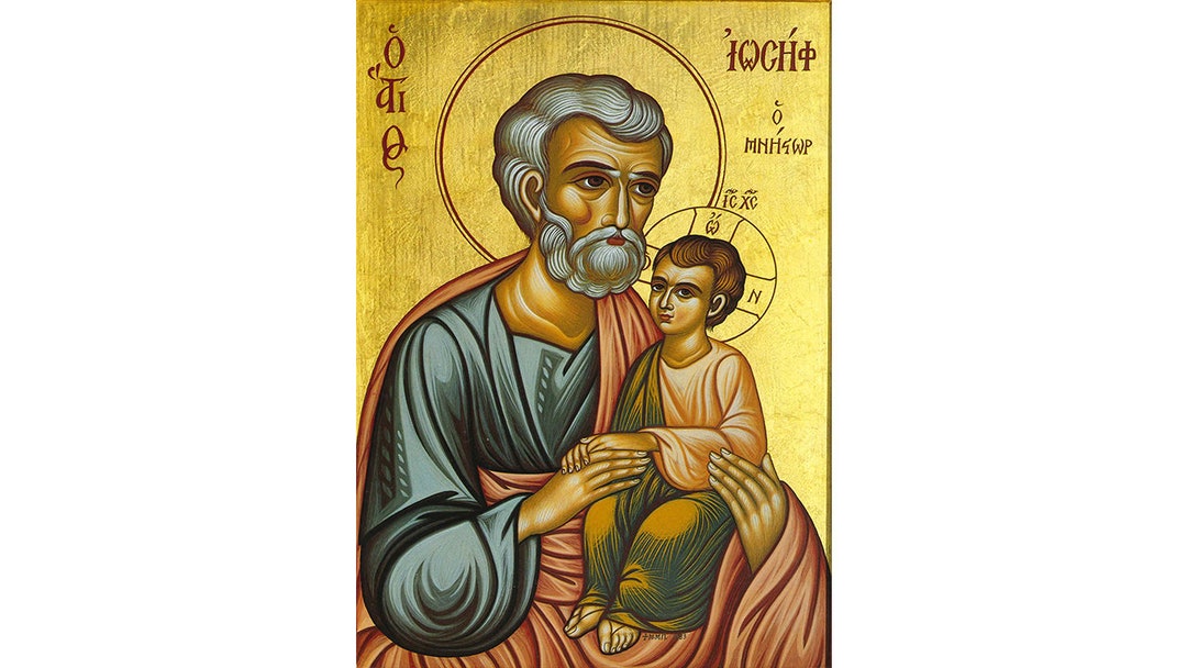 Orthodox Icon Saint Joseph of Nazareth Saint Joseph the - Etsy
