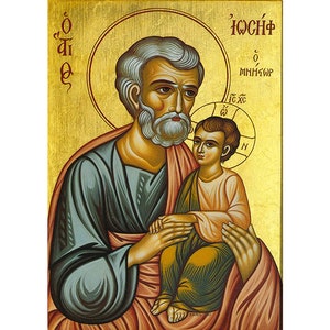 Orthodox Icon Saint Joseph of Nazareth Saint Joseph the - Etsy