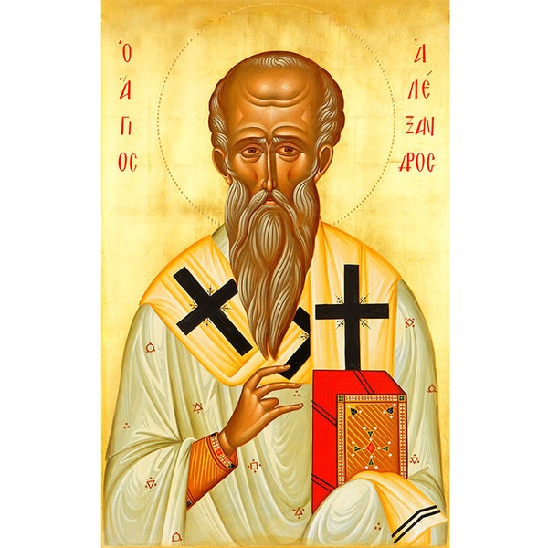 St Alexandros Icon - Etsy