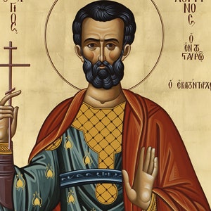 Saint Longinus the Centurion Holy Martyr Longinus Icon Saint | Etsy