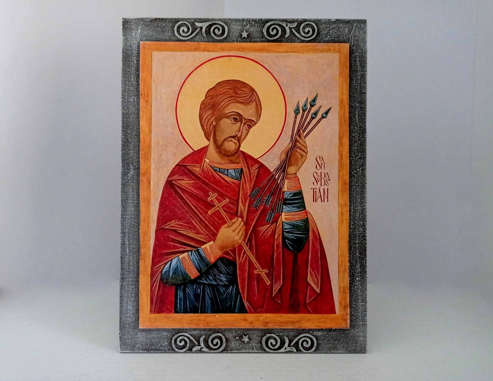 Saint Sebastian Patron Saint of Athletes Saint Sebastien | Etsy