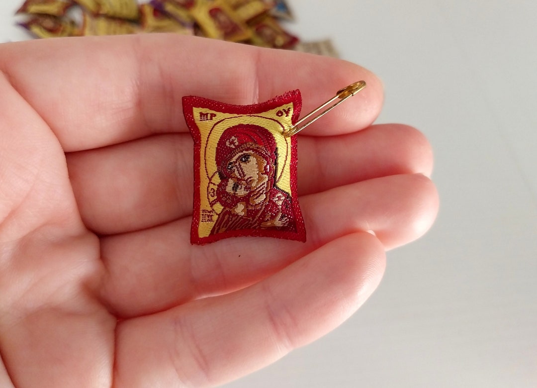 Greek Orthodox Filakto, Protection Charm, Virgin Mary Christian Amulet ...