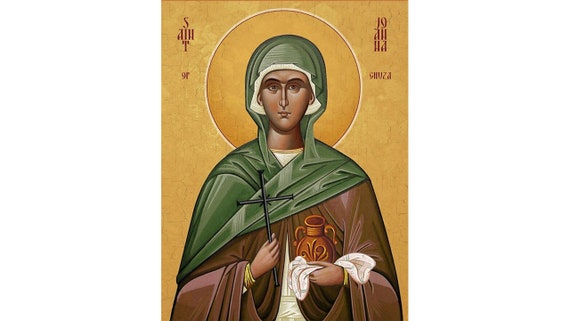 Saint Joanna of Chuza Orthodox Icon Saint Joanna of Chuza the | Etsy
