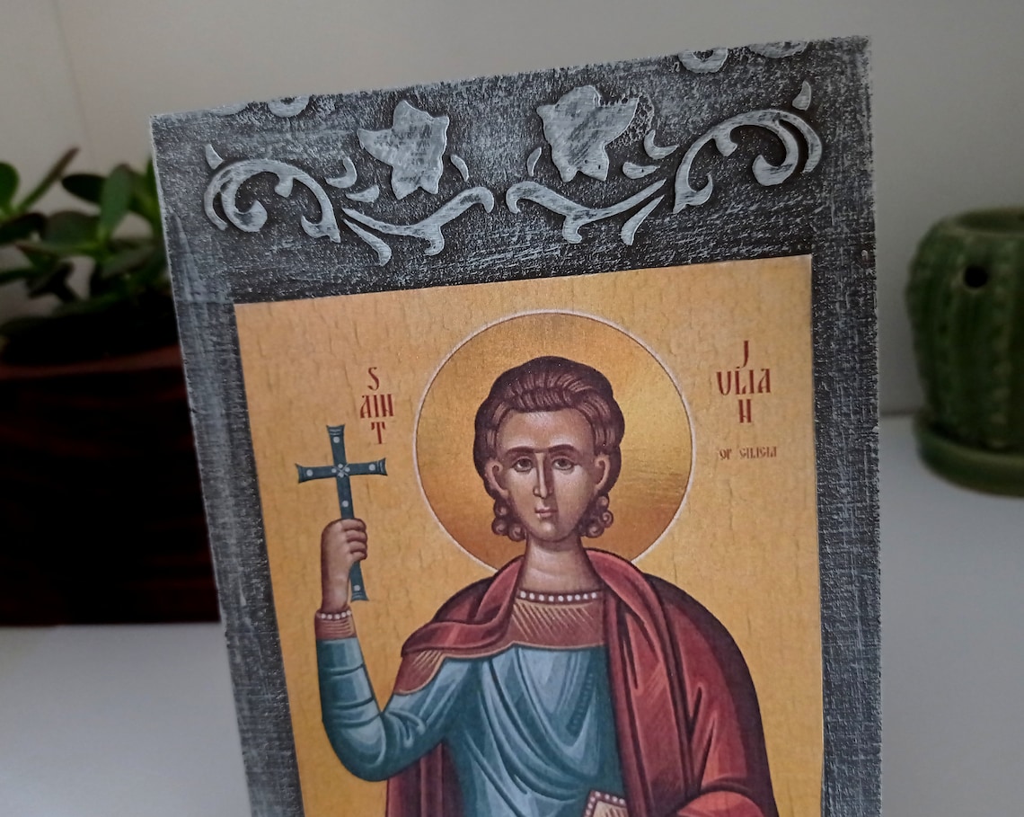 Saint Julian of Antioch St Julian the Martyr Orthodox Icon - Etsy