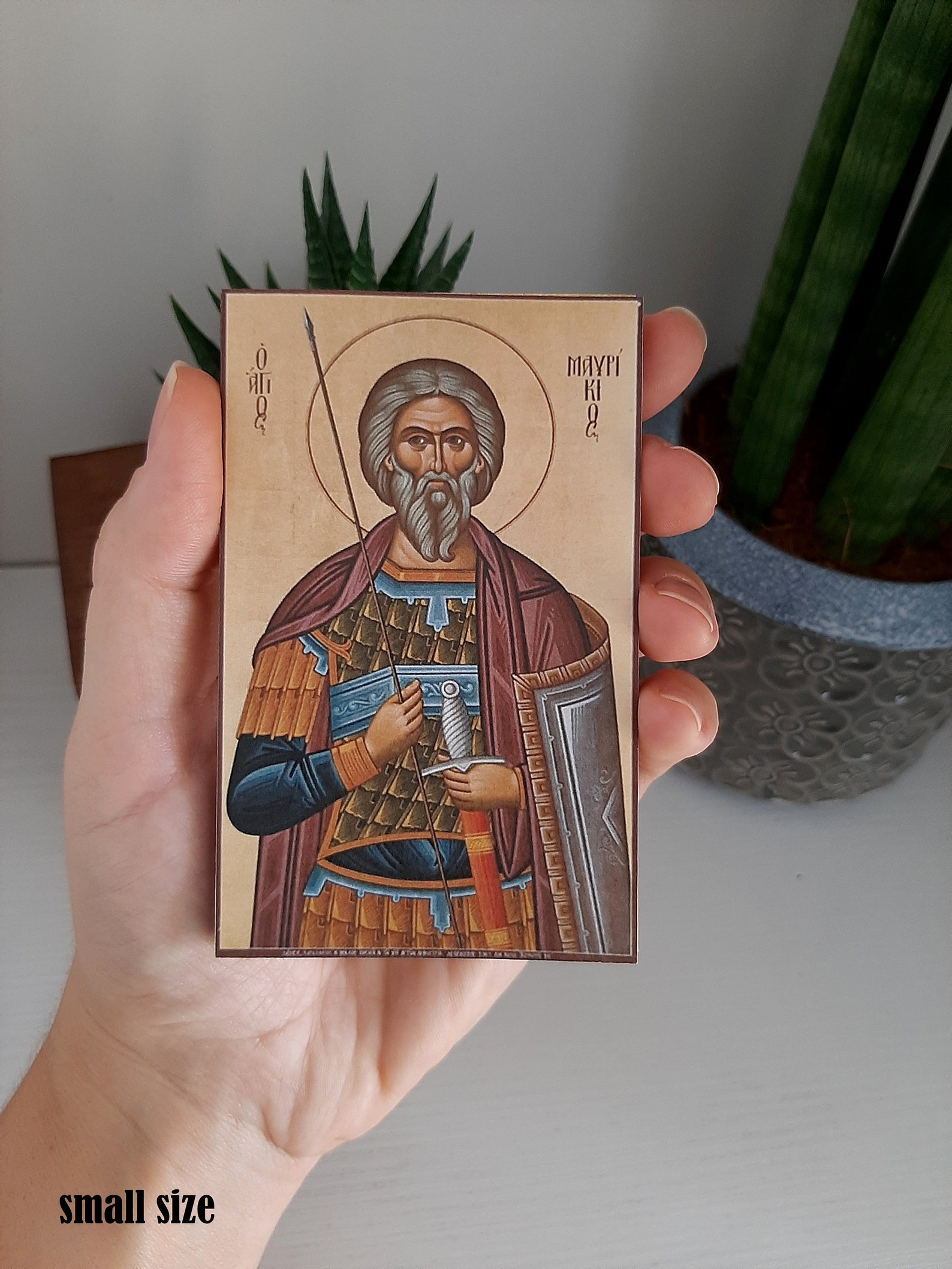 Saint Maurice icon Saint Mauritius Orthodox icon St Maurice | Etsy
