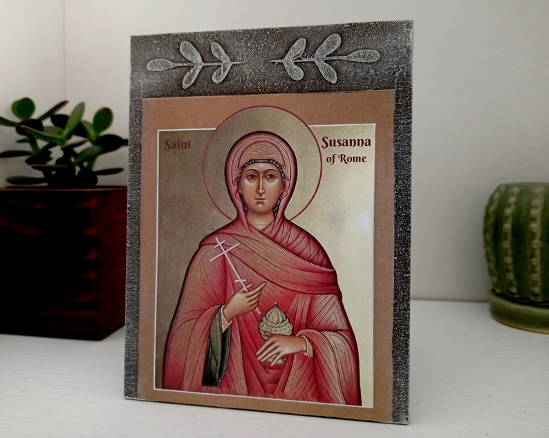 Saint Susanna of Rome St Susana Saint Susan Icon Oriental - Etsy