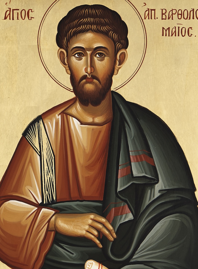 Saint Bartholomew the Apostle Apostle Bartholomew Orthodox - Etsy