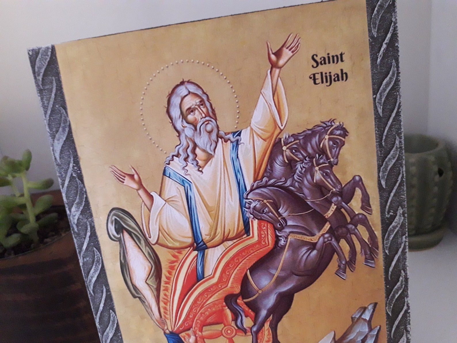 Prophet Elijah Orthodox Icon Saint Elijah Icon Greek Icon - Etsy