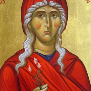 Saint Eva Orthodox Icon, Saint Eve Icon, Blessed Eva, Blessed Eve ...