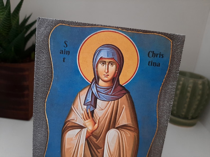 Saint Christina the Martyr Icon, Saint Christina of Tyre, St Christina ...