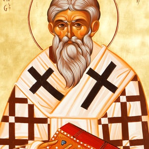 Orthodox Icon Saint Ignatius of Antioch, St Ignatius the Fire Bearer ...
