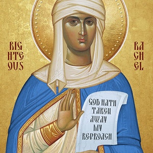 Saint Rachel, Saint Artwork, Orthodox Icon, Christian Mom Gift, Old ...