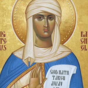 Saint Rachel Orthodox Icon, Christian Gift, Old Testament Biblical ...