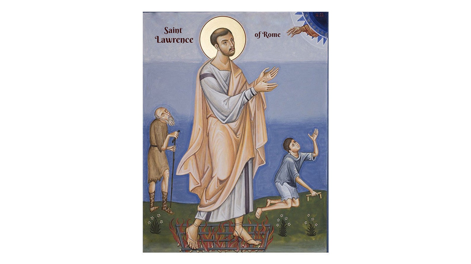 Saint Laurent Saint Lawrence Icon Saint Laurence of Rome | Etsy