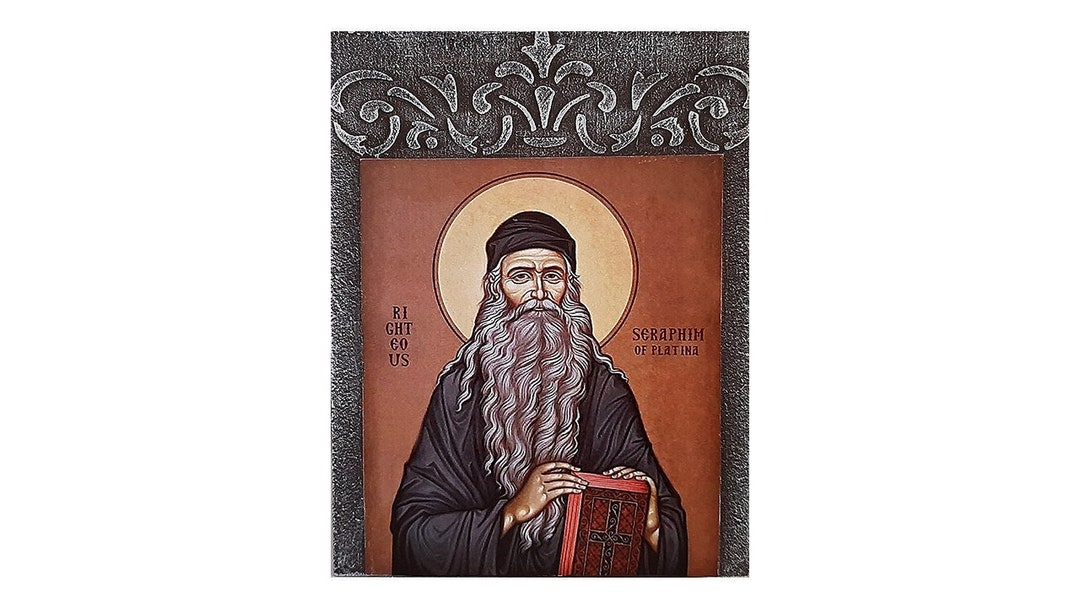 Saint Seraphim Rose of Platina Icon: Orthodox Christian, American Saint ...