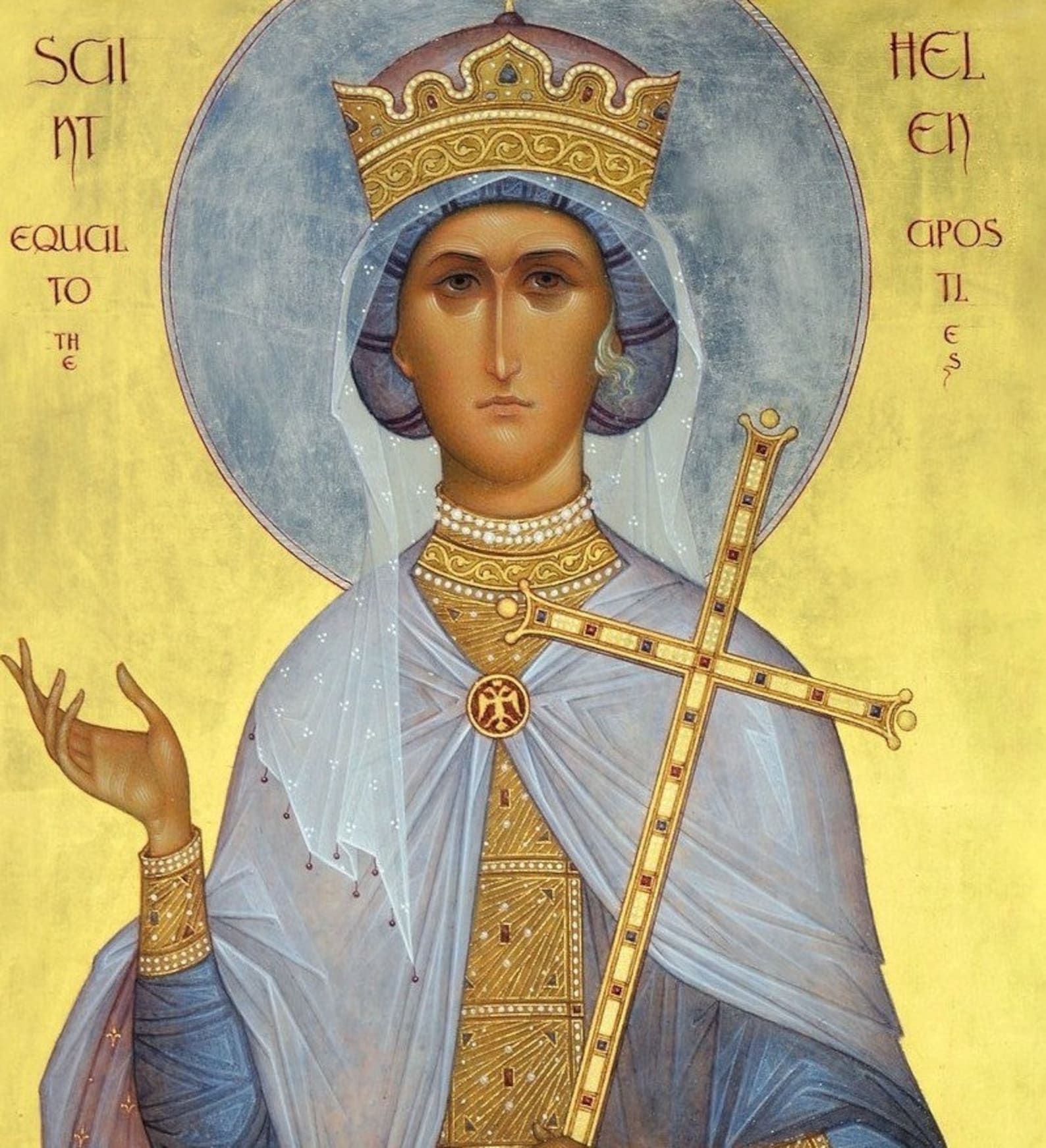 Saint Helen Orthodox Icon Saint Artwork Empress Helena the | Etsy