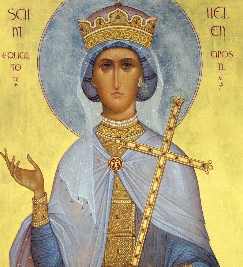 Saint Helen Orthodox Icon Saint Artwork Empress Helena the | Etsy