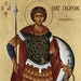 Saint George Patron Saint of Soldiers, Saint George Orthodox Icon ...