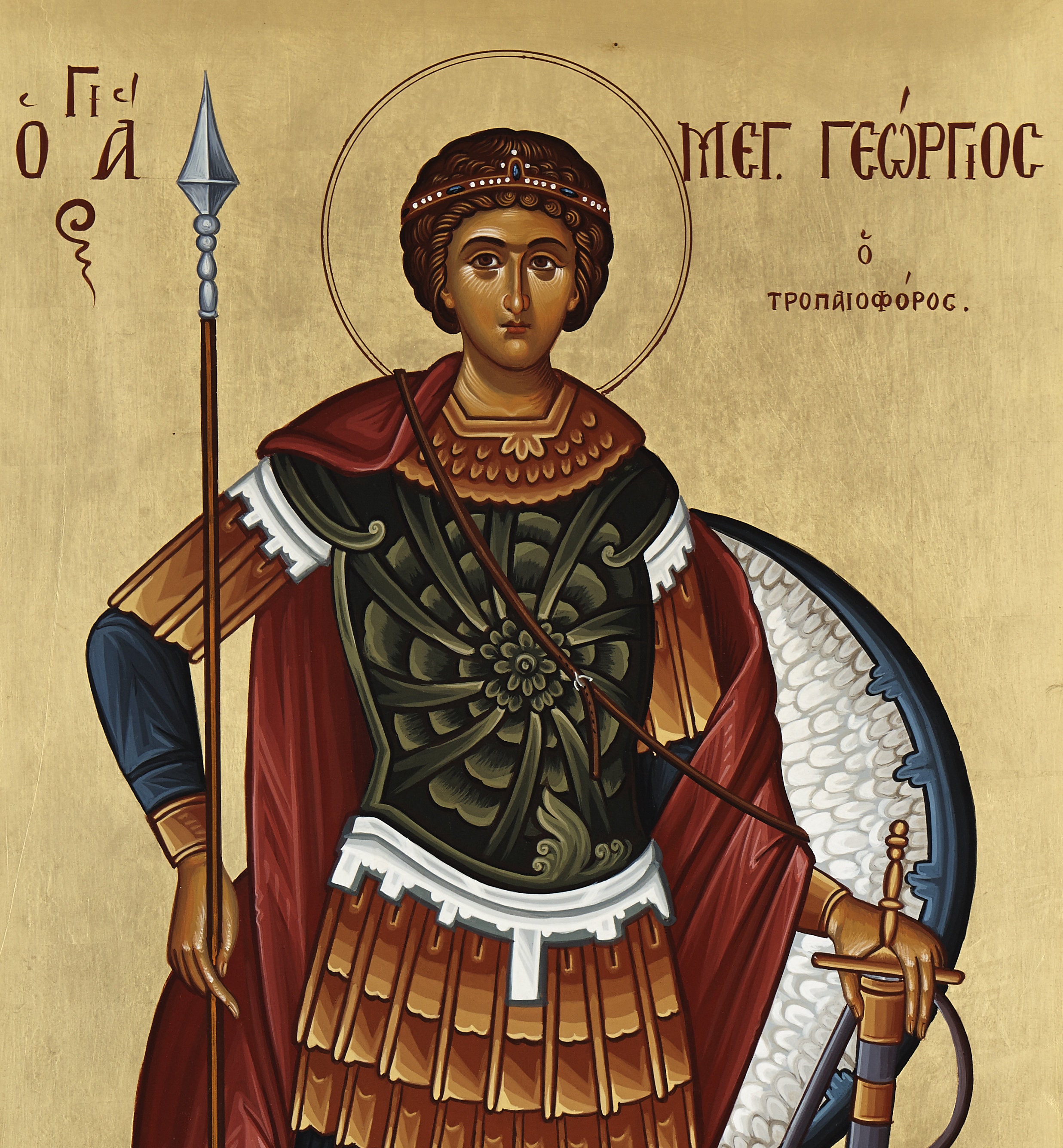 Saint George Patron Saint of Soldiers Saint George Orthodox - Etsy UK