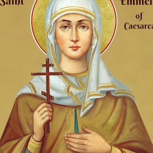 Orthodox Icon Emilia, Saint Emilia the Elder, St Emmelia of Caesarea ...