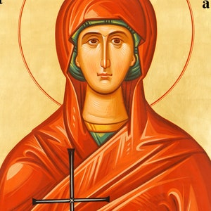 Saint Priscilla Orthodox Icon, Saint Prisca Icon, Catholic Women Saints ...