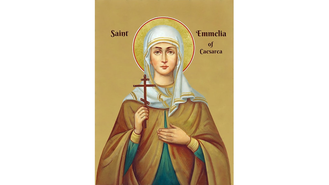 Orthodox Icon Emilia, Saint Emilia the Elder, St Emmelia of Caesarea ...