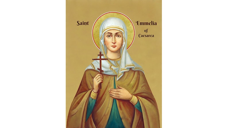 Orthodox Icon Emilia Saint Emilia the Elder St Emmelia of | Etsy