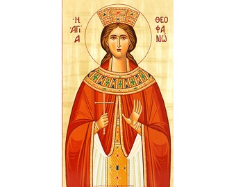 Saint theophano icon - Etsy.de