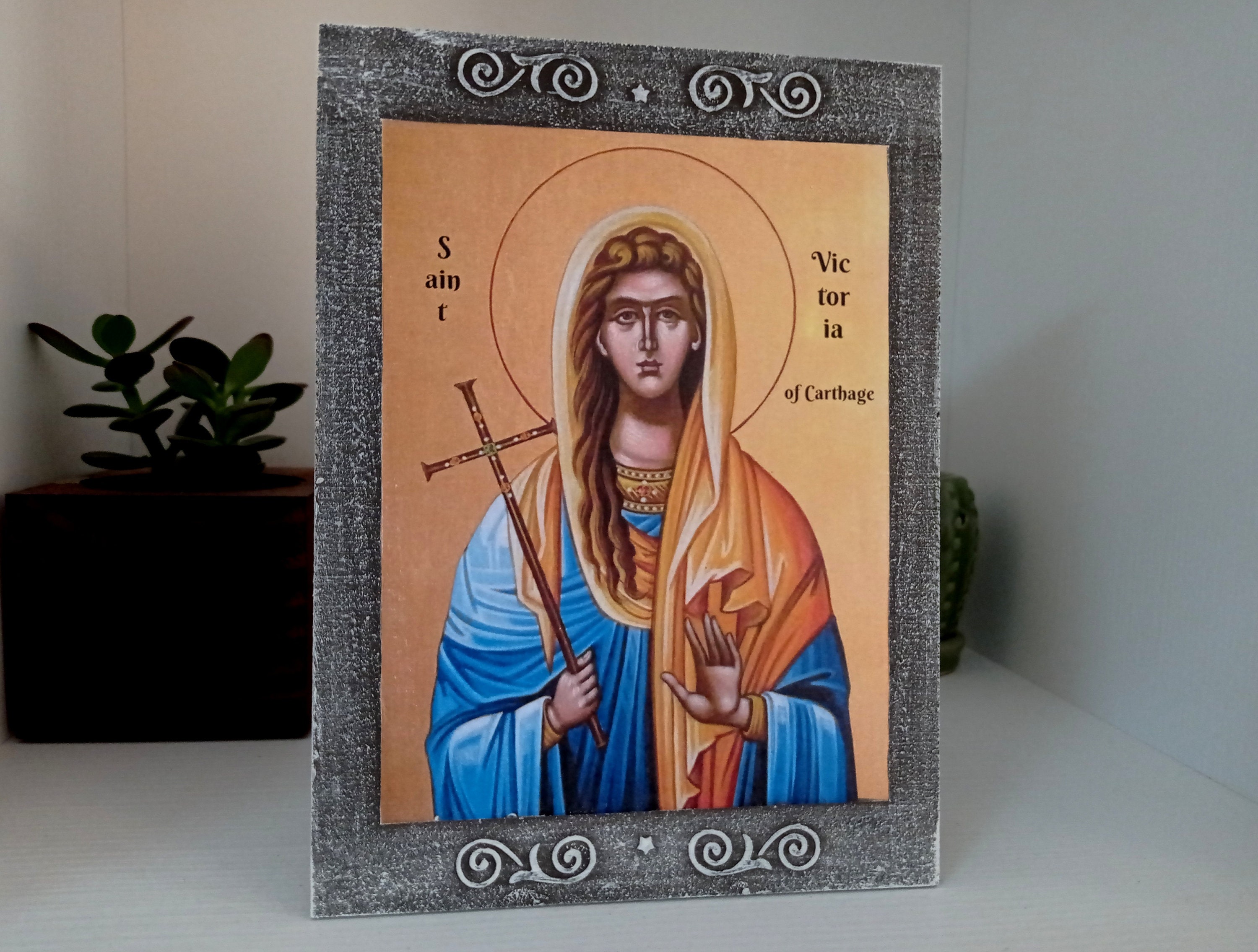 Saint Victoria Icon St Victoria Roman Catholic Saint Martyr - Etsy UK
