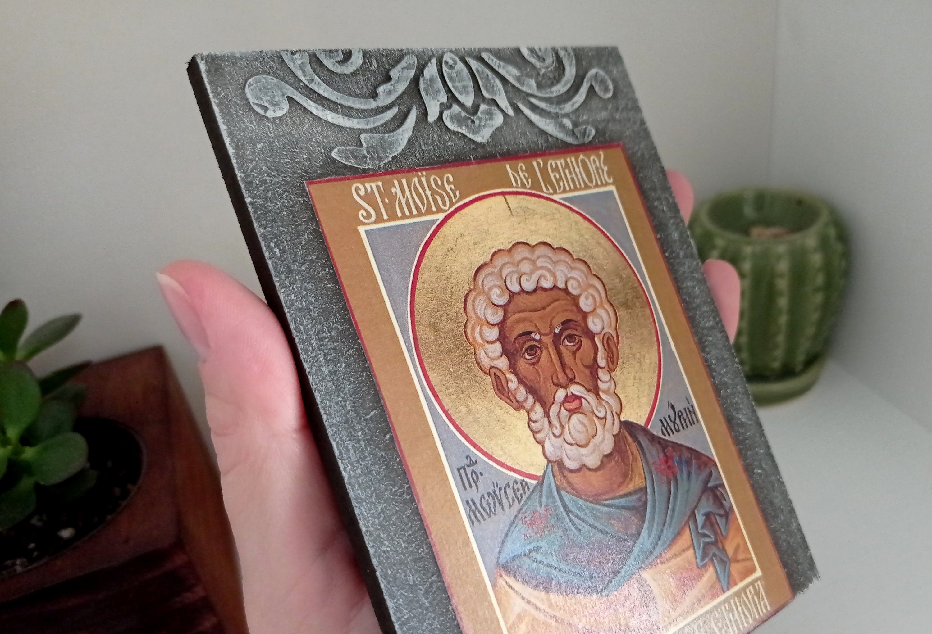 Saint Moses the Ethiopian St Moses the Black Orthodox Icon - Etsy