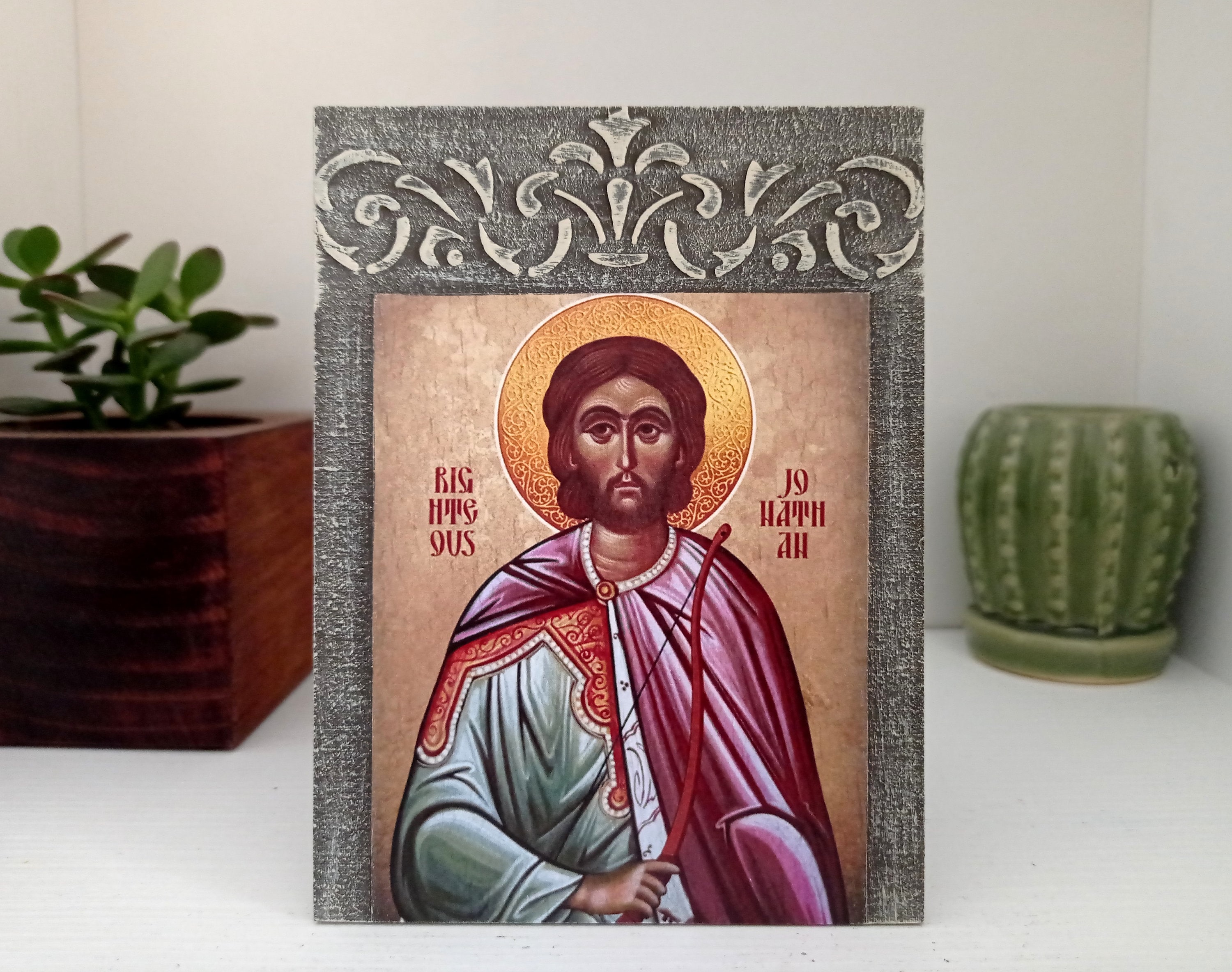 Saint Jonathan Icon St Jonathan Righteous Jonathan Orthodox | Etsy