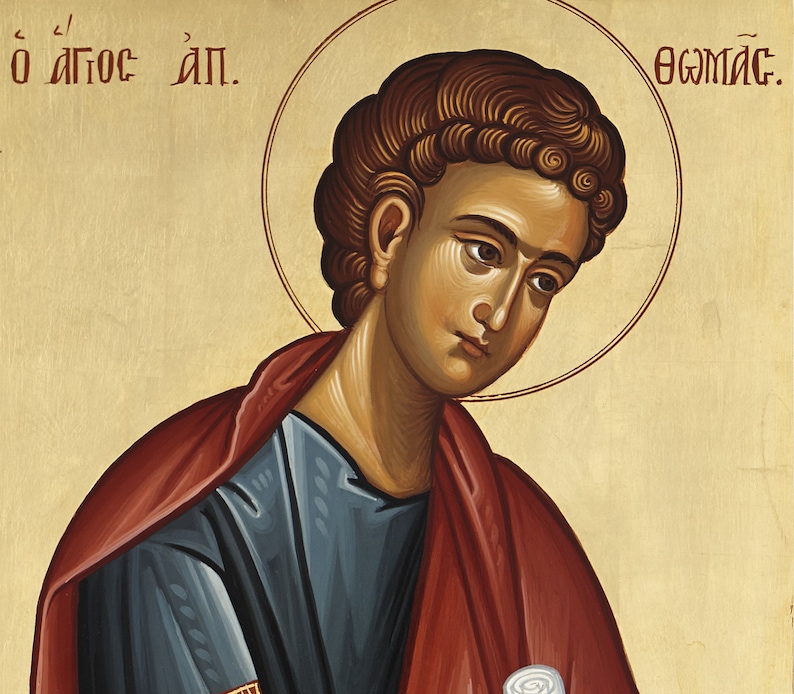 Saint Thomas the Apostle Orthodox Icon, Jesus Followers, Doubting ...