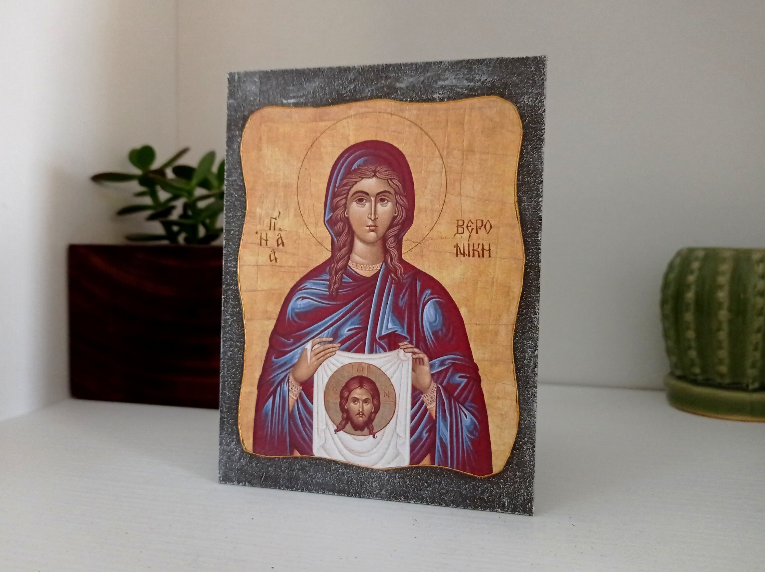Saint Veronica St Veronica Icon Patron Saint of - Etsy UK