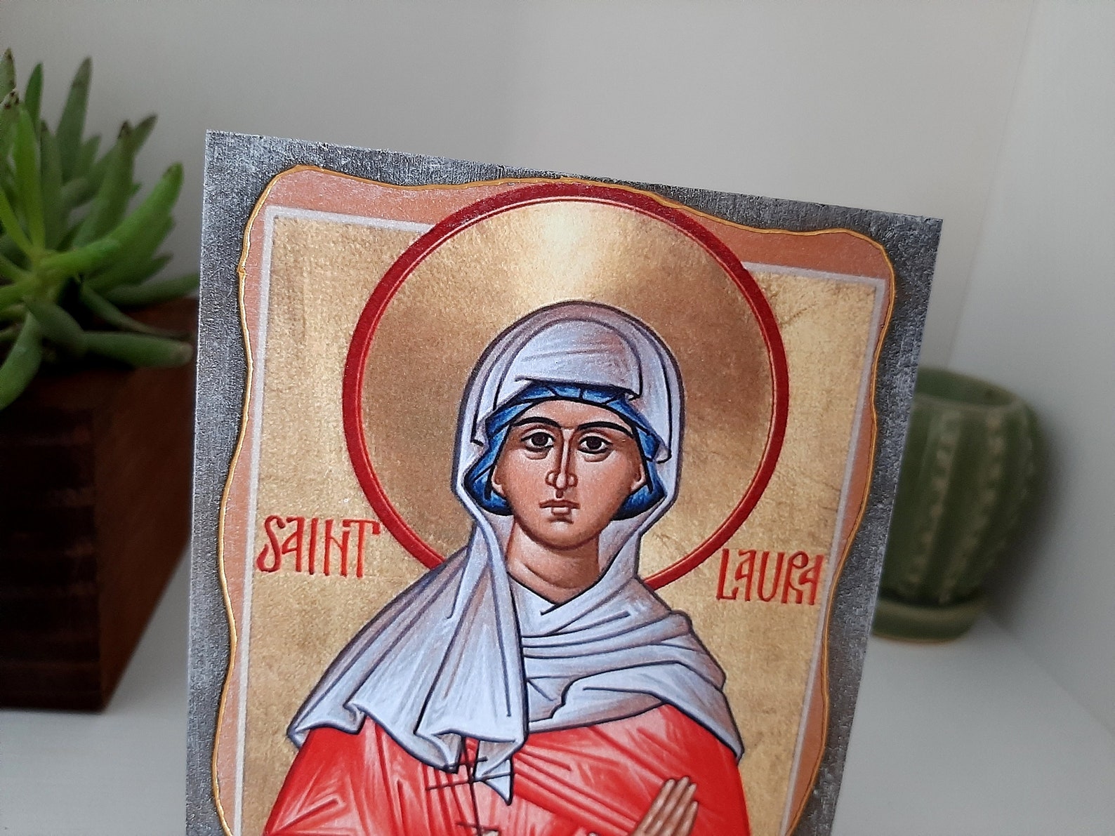 Heilige Laura van Cordoba, St. Laura katholieke iconografie, orthodox ...