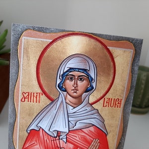 Saint Laura of Cordoba, St Laura Catholic Iconography, Orthodox Icon ...