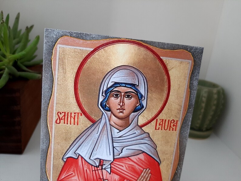 Saint Laura of Cordoba, St Laura Catholic Iconography, Orthodox Icon ...