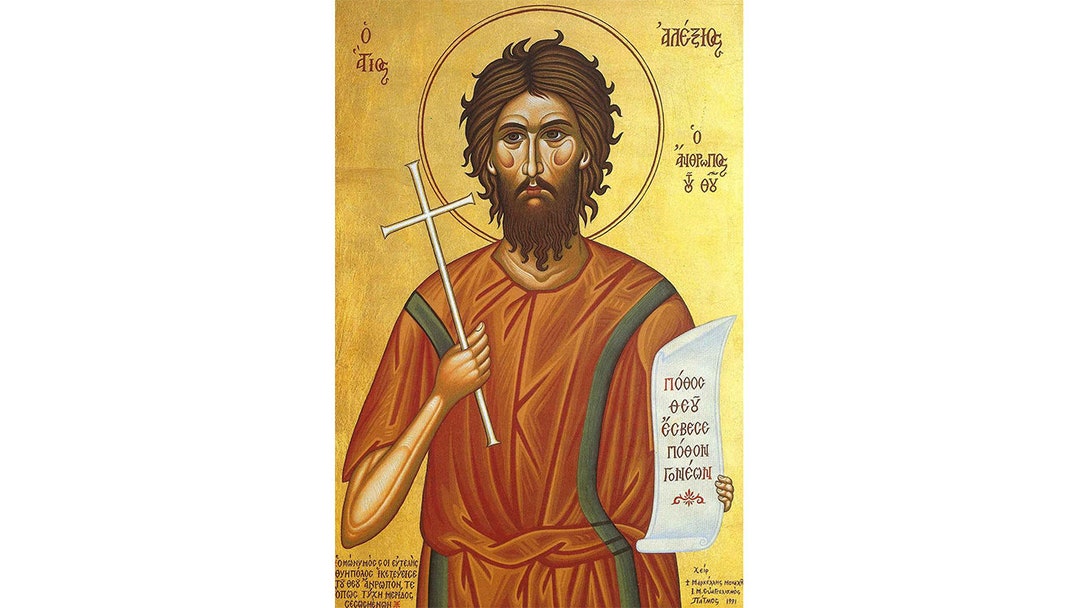 Saint Alexius Icon St Alexius the Man of God Saint Alexis - Etsy