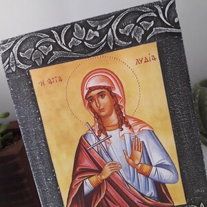 Saint Lydia Orthodox Icon, Lydia Purpuraria of Thyatira, Saint Lydia of ...